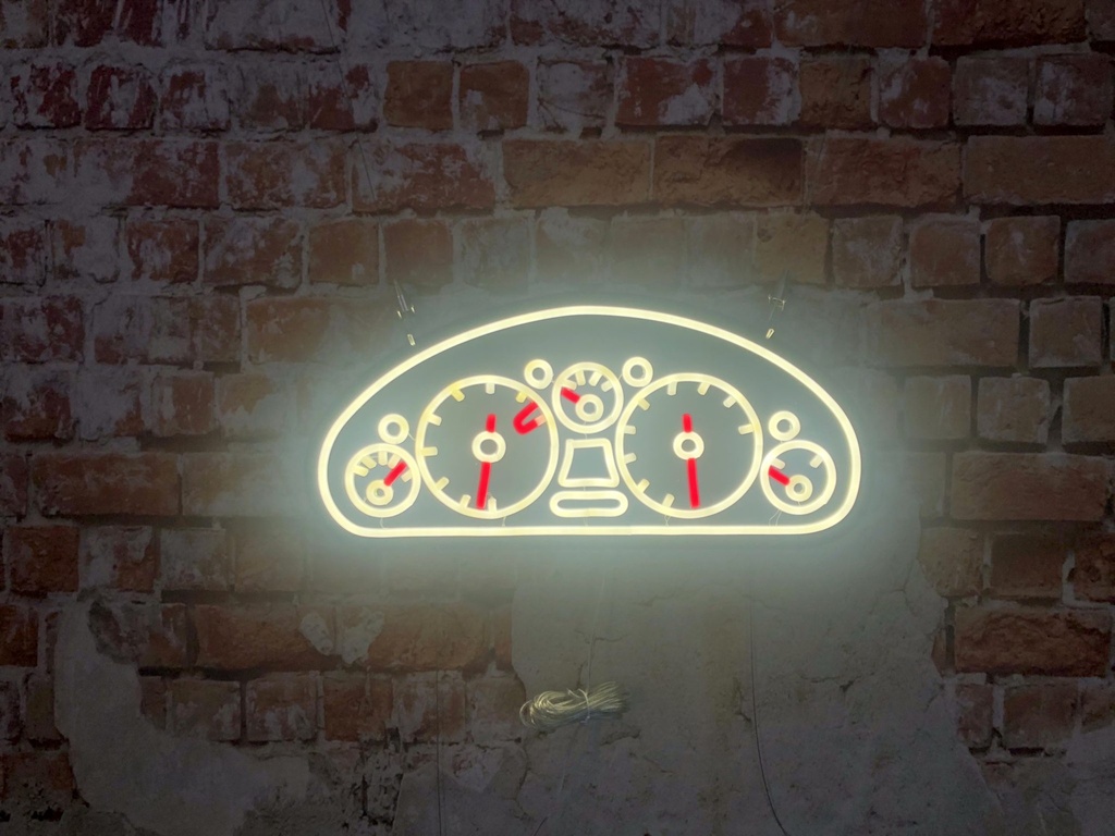 Mazda Miata NA LED Neon Sign (Gauge Design) | CarbonMiata